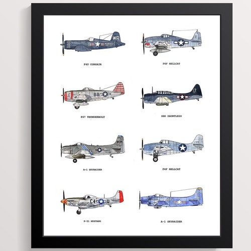 Airplane Print // Airplane Printable // Vintage Airplane | Etsy