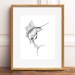 Sailfish Print Printable Printable Coastal Wall Art | Etsy