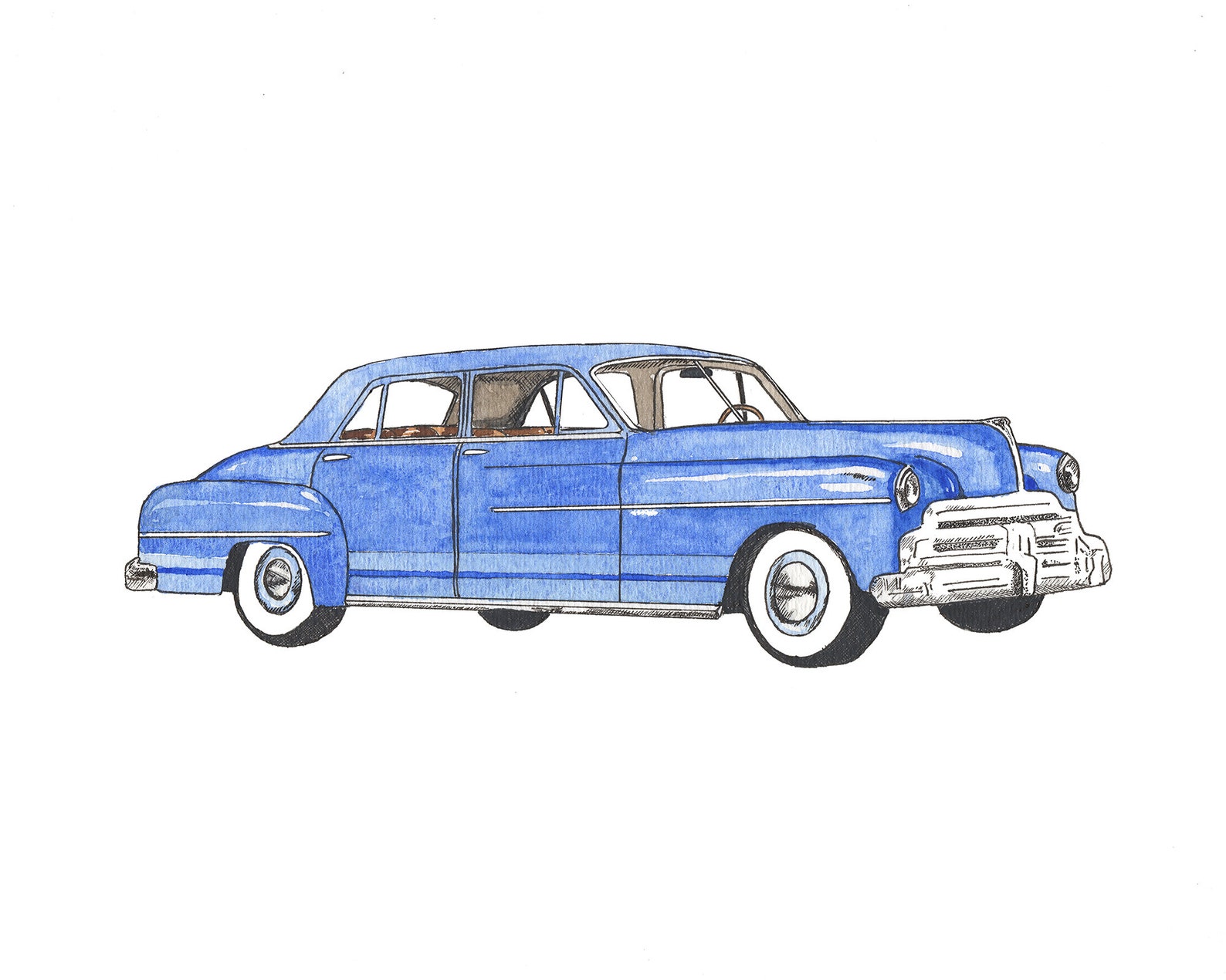 Printable Classic Cars Set of 4 Vintage Car Prints Car - Etsy