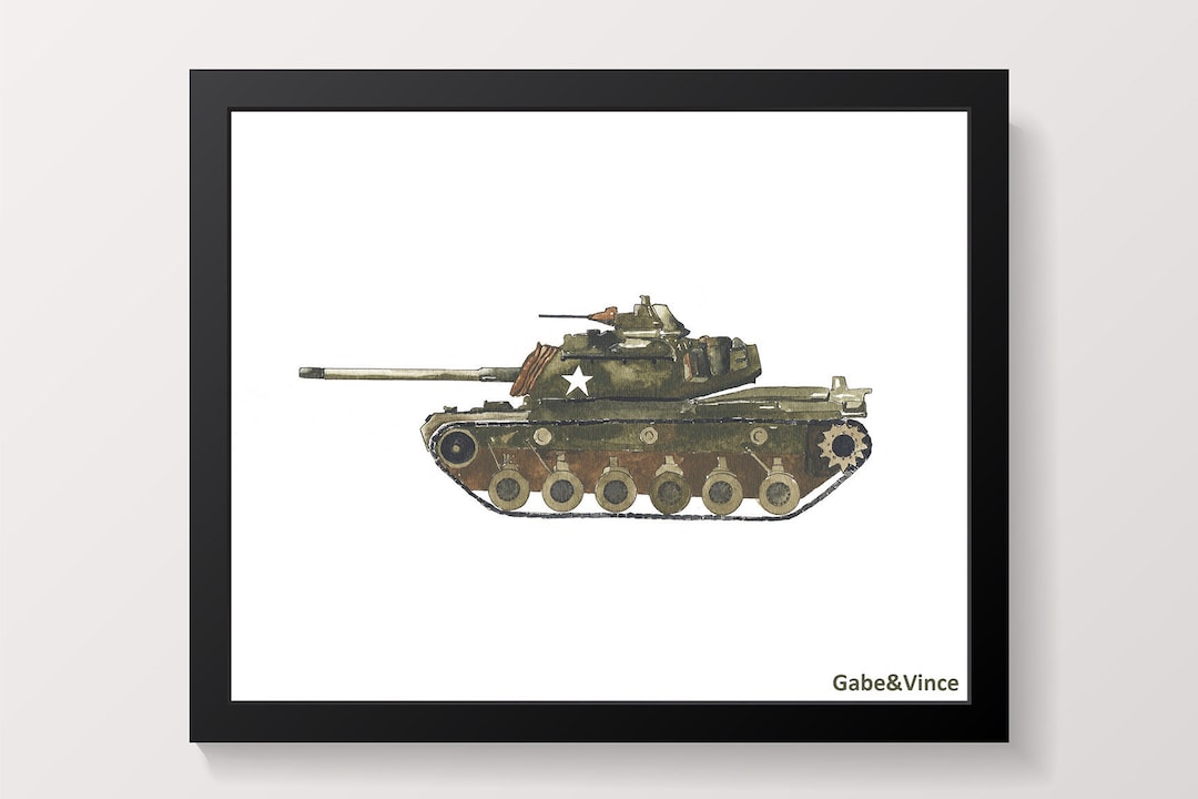 Army Military Tank Print, Army Vehicles Printable, Army Tank Printable ...