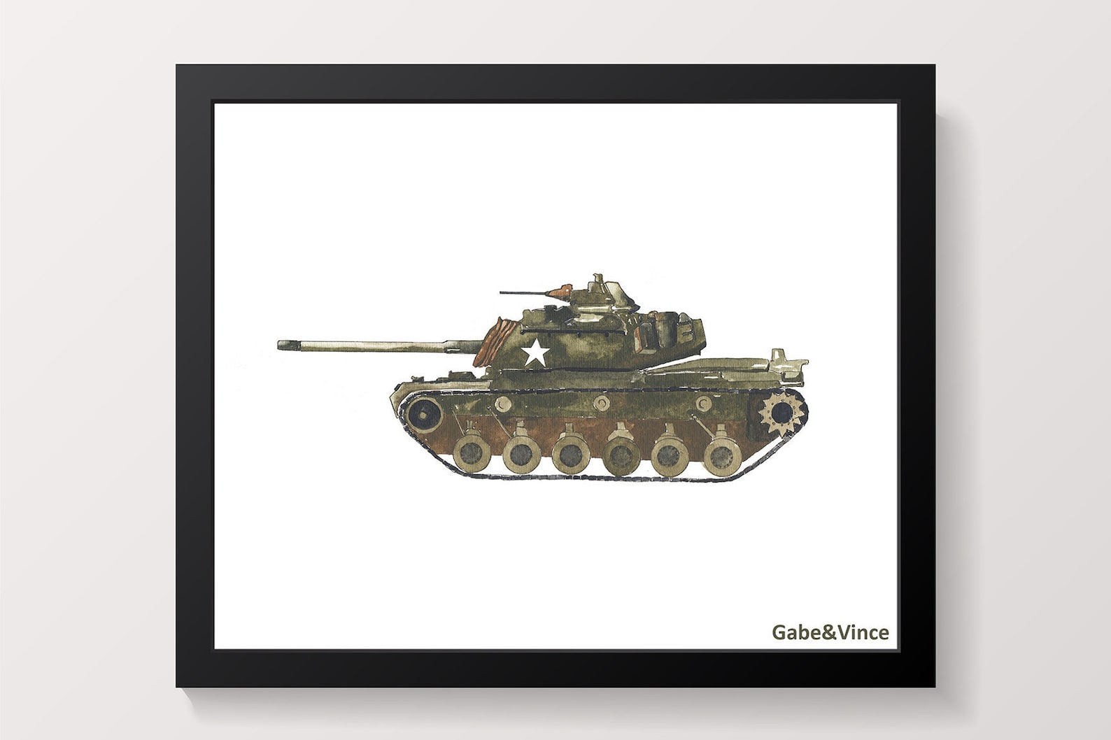 Army Military Tank Print Army Vehicles Printable Army Tank - Etsy
