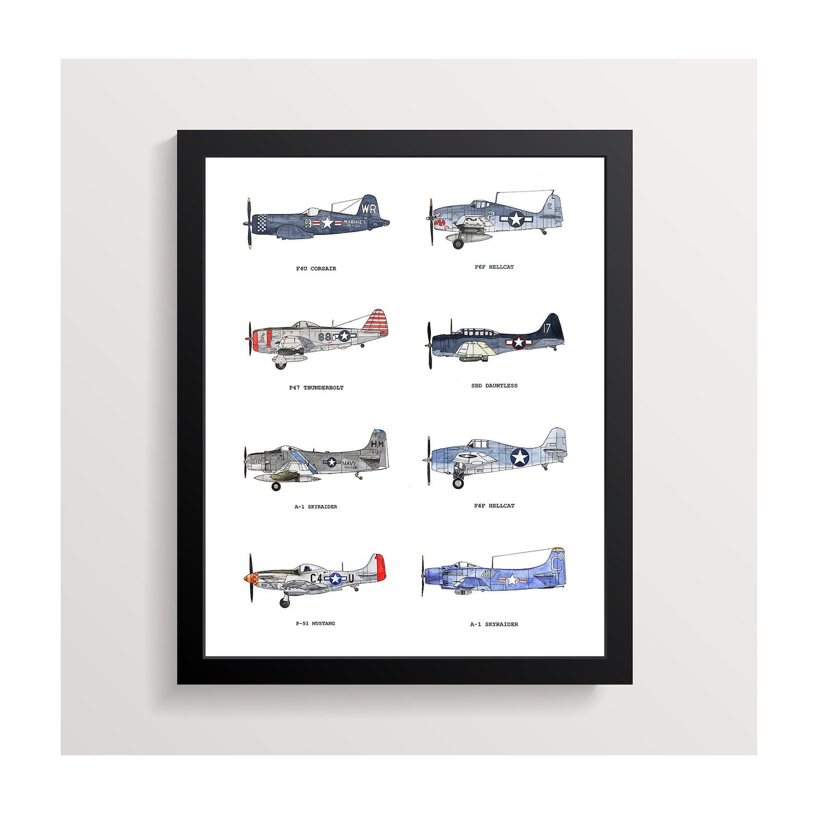 Airplane Print Airplane Poster Vintage Airplane Poster | Etsy