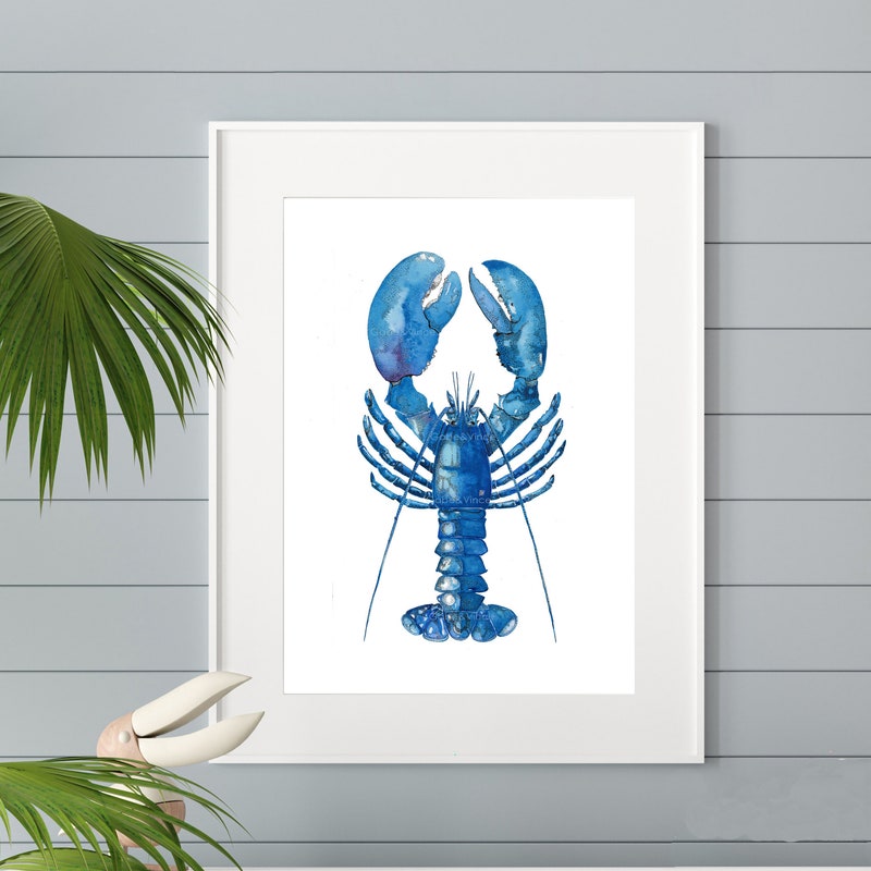 Blue Lobster - Etsy
