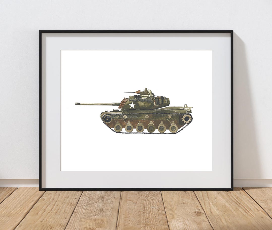 Printable Amy Vehicles, Printable Army Tank , M48A2 Patton ...
