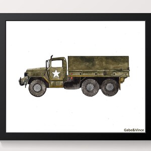 Army Vehicles Print, Army Vehicles Printable, Boys Room Wall Art, Army ...