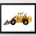 Bulldozer Print, Bulldozer Printable, Construction Printable, Kids Room ...