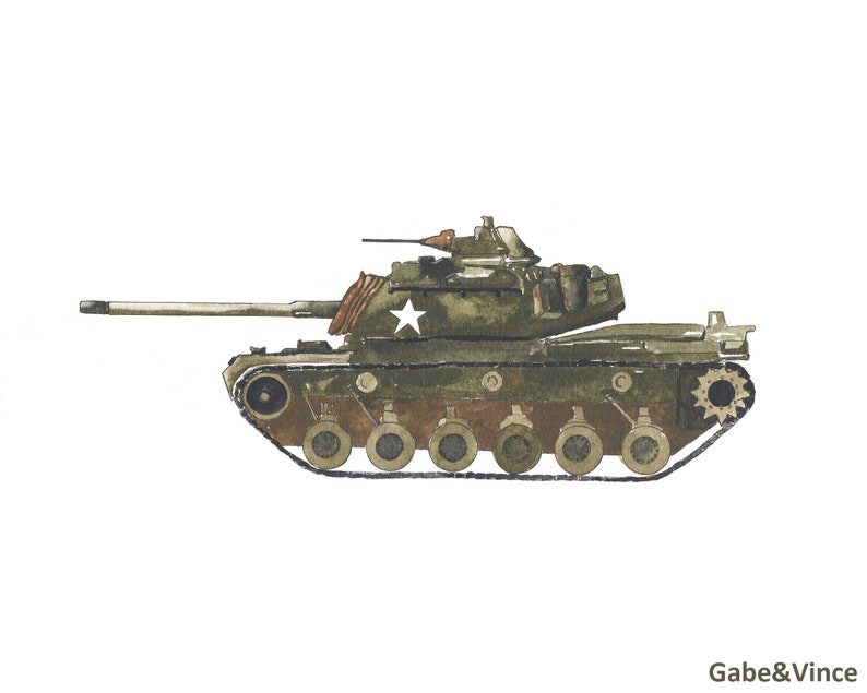 Army Military Tank Print Army Vehicles Printable Army Tank - Etsy