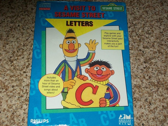A Visit to Sesame Street: Letters CD-ROM Interactive jeu | Etsy
