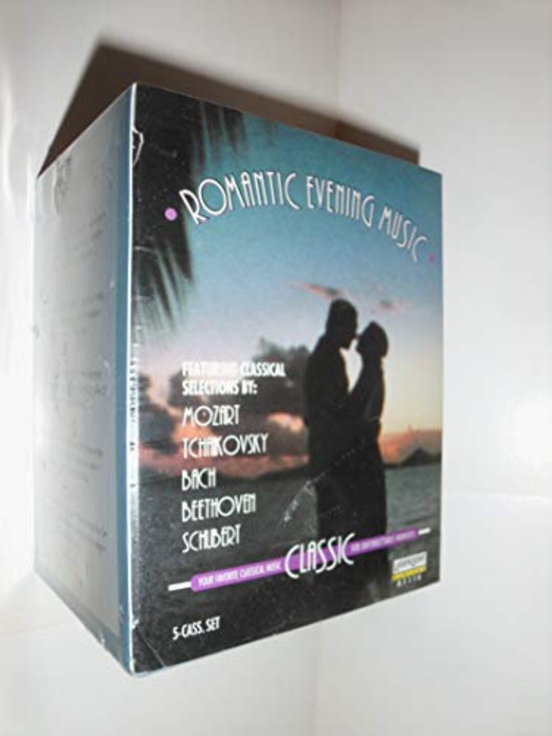 Romantic Evening Music box Set audio Cassette Bach Schubert Beethoven ...