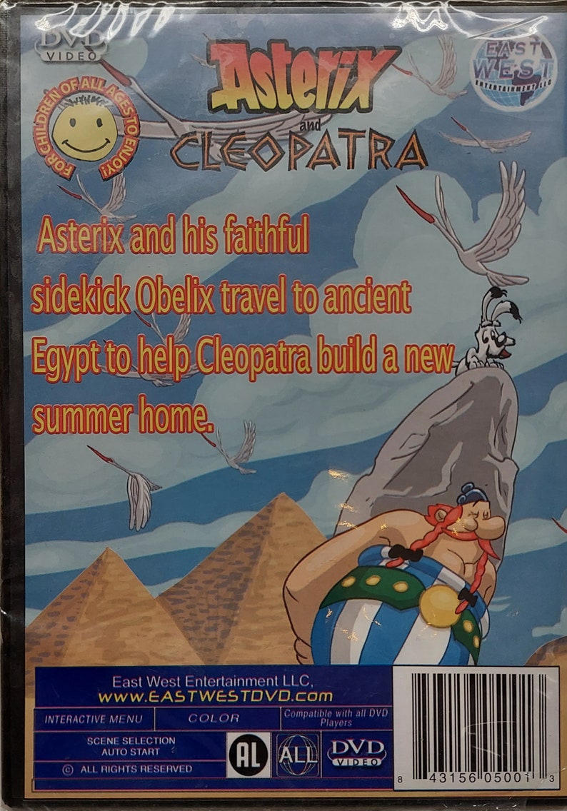 Asterix and Cleopatra DVD / Still New Factory Sealed - Etsy