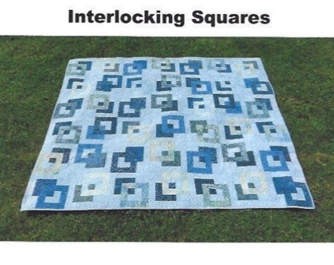 Interlocking Squares Quilt Pattern - Etsy