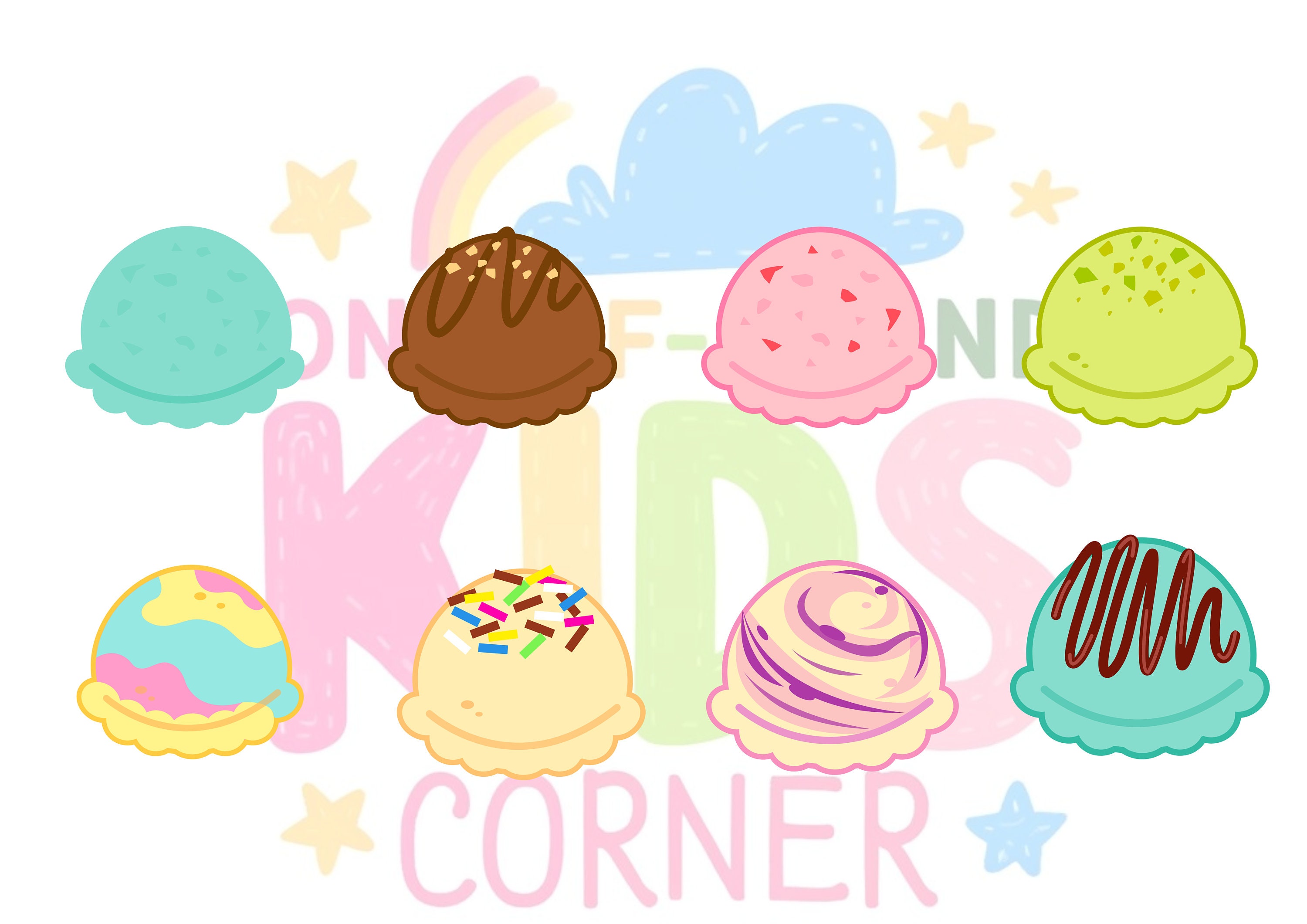 Ice Cream Reward Chart Behavior Chart Token Board Visual Aid Incentive ...