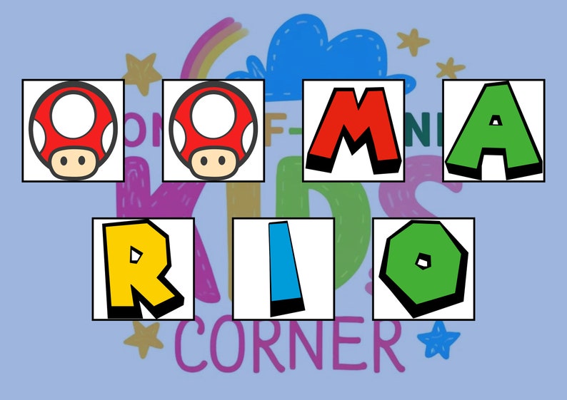 Super Mario Reward Chart Behavior Chart Token Board Visual Aid ...