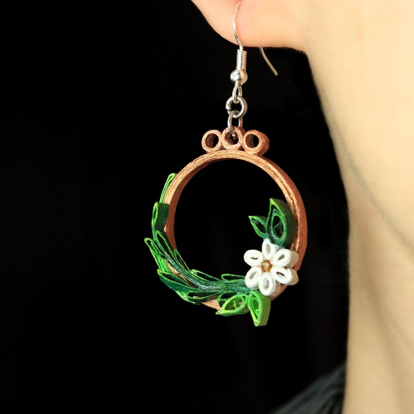Paper Quilling Earrings - Etsy