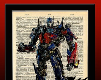 Transformers Inspired G1 Star Scream Dictionary Print 8x11 - Etsy