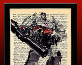 Transformers Inspired G1 Star Scream Dictionary Print 8x11 | Etsy