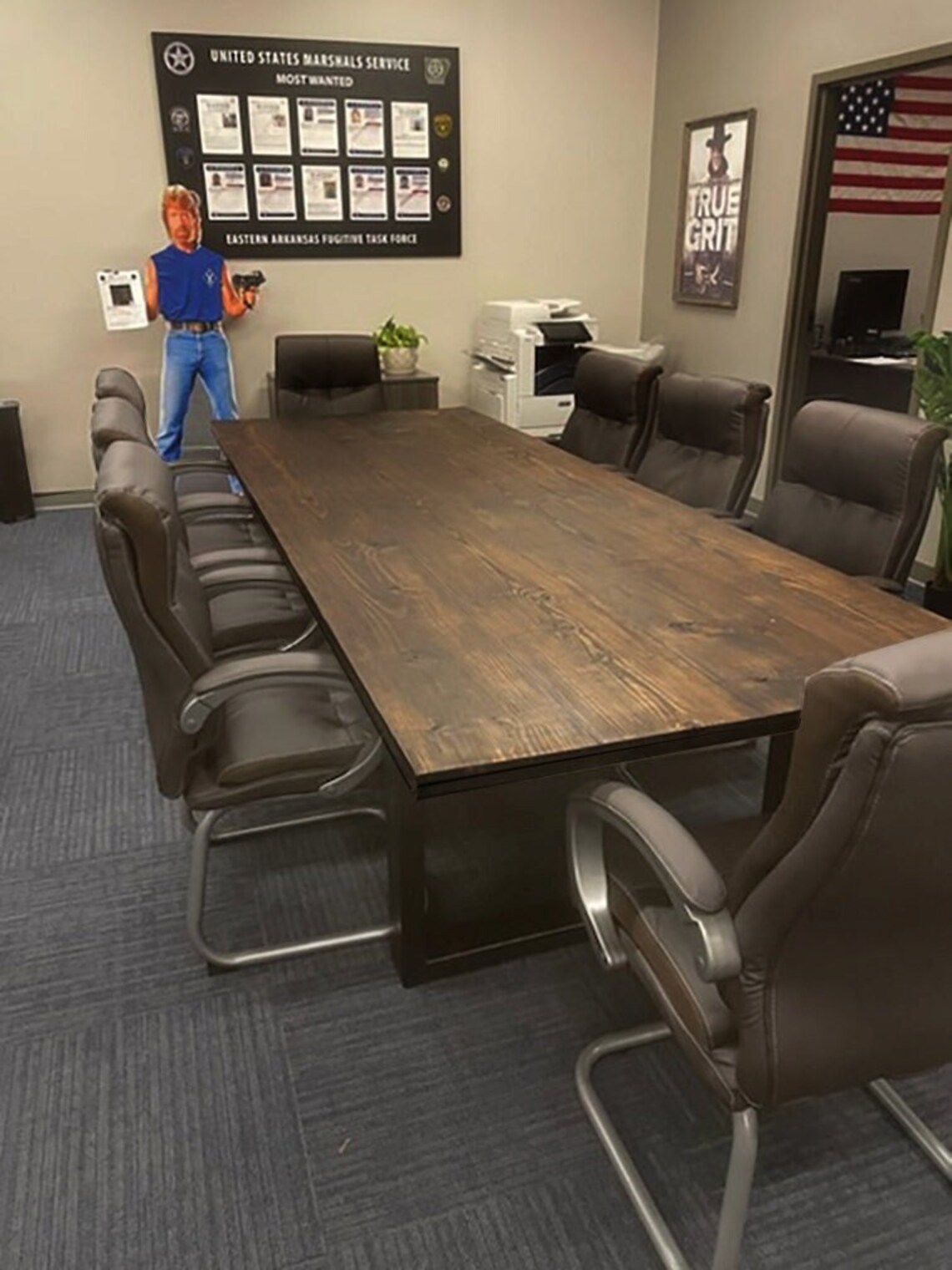 EXPEDITED Free Shipping 10ft Conference Table Industrial Style ...