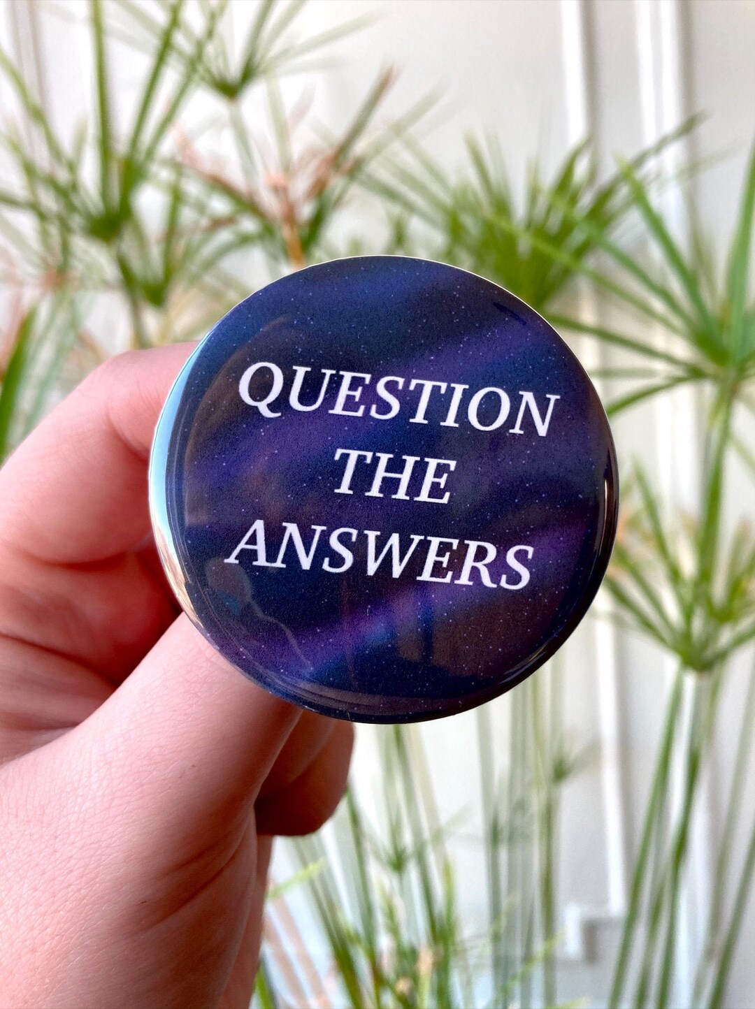 Question the Answers 2.25 Button Punk Buttons Punk - Etsy