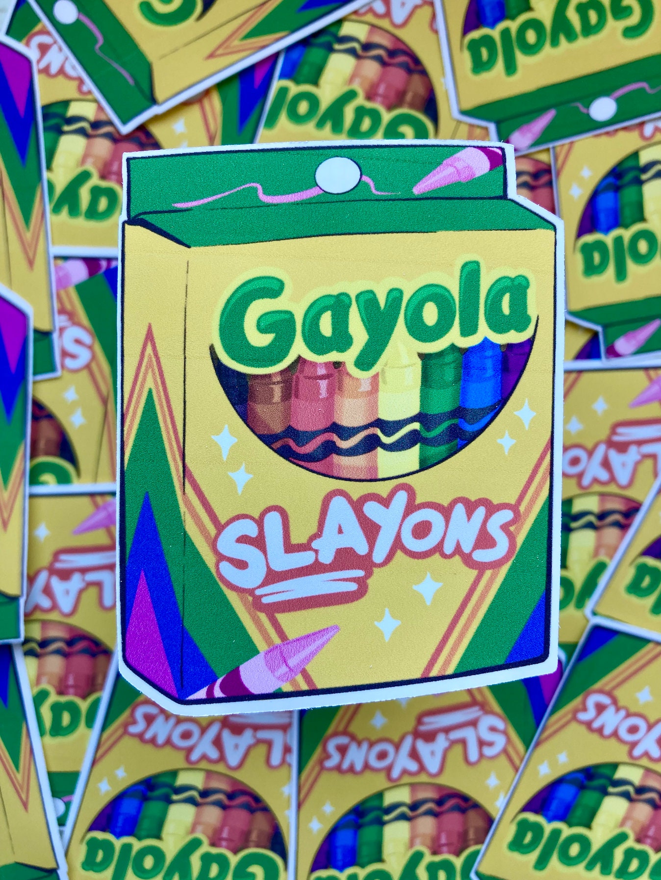 Gayola Slayons Sticker | Pride | Pride Month | Queer | Gay | Lesbian ...
