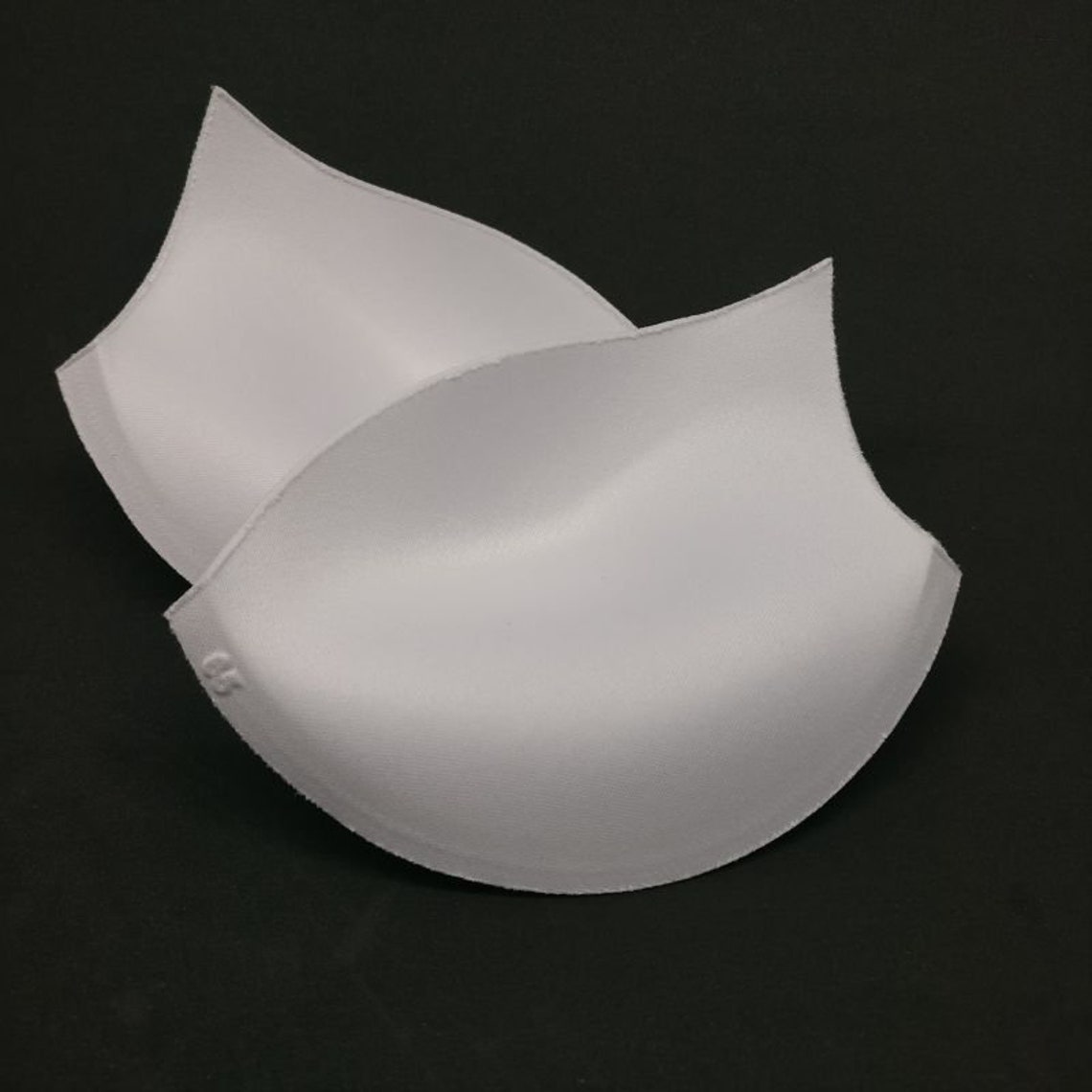 Highquality White Foam Bra Inserts Pads Double Push Up Molded Etsy