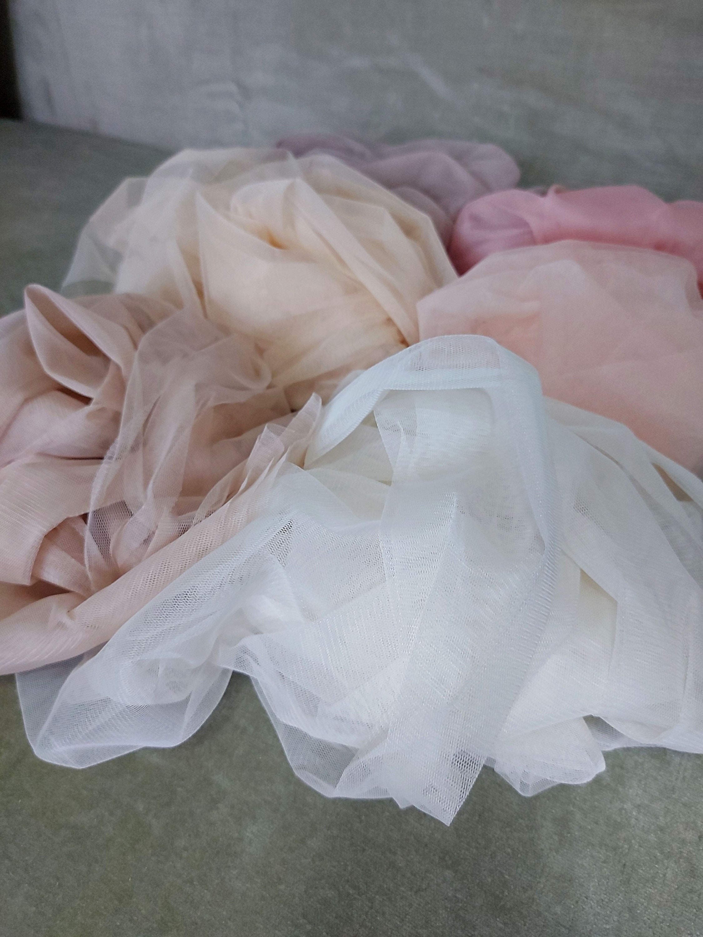 Soft 2way STRETCH TULLE Fabric 60/150cm Wide 110 COLORS - Etsy