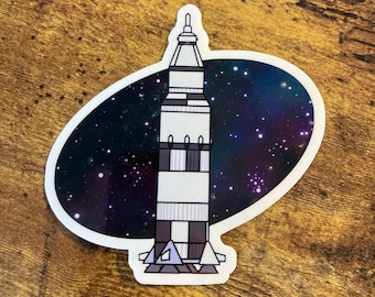 Saturn V Sticker - Etsy