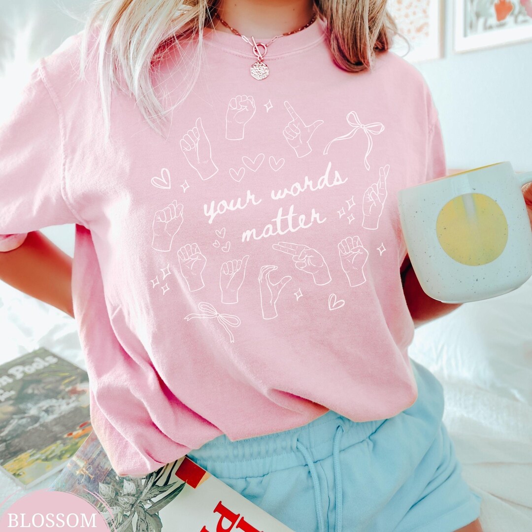 ASL Teacher Shirt | Sign Language Alphabet Tee | DHH Educator Gift ...