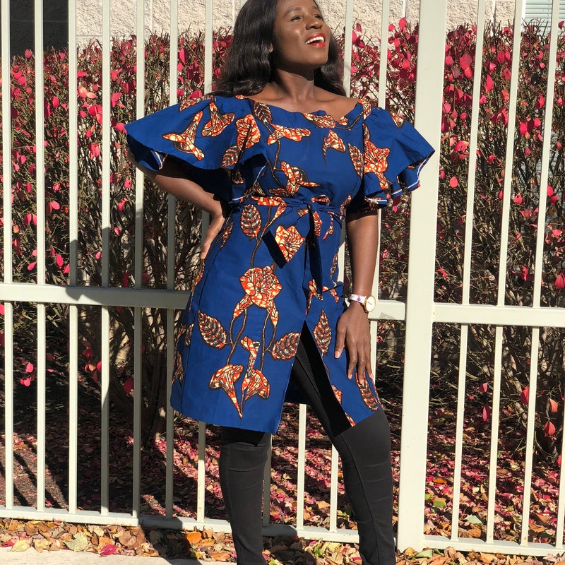 African Print Top - Etsy