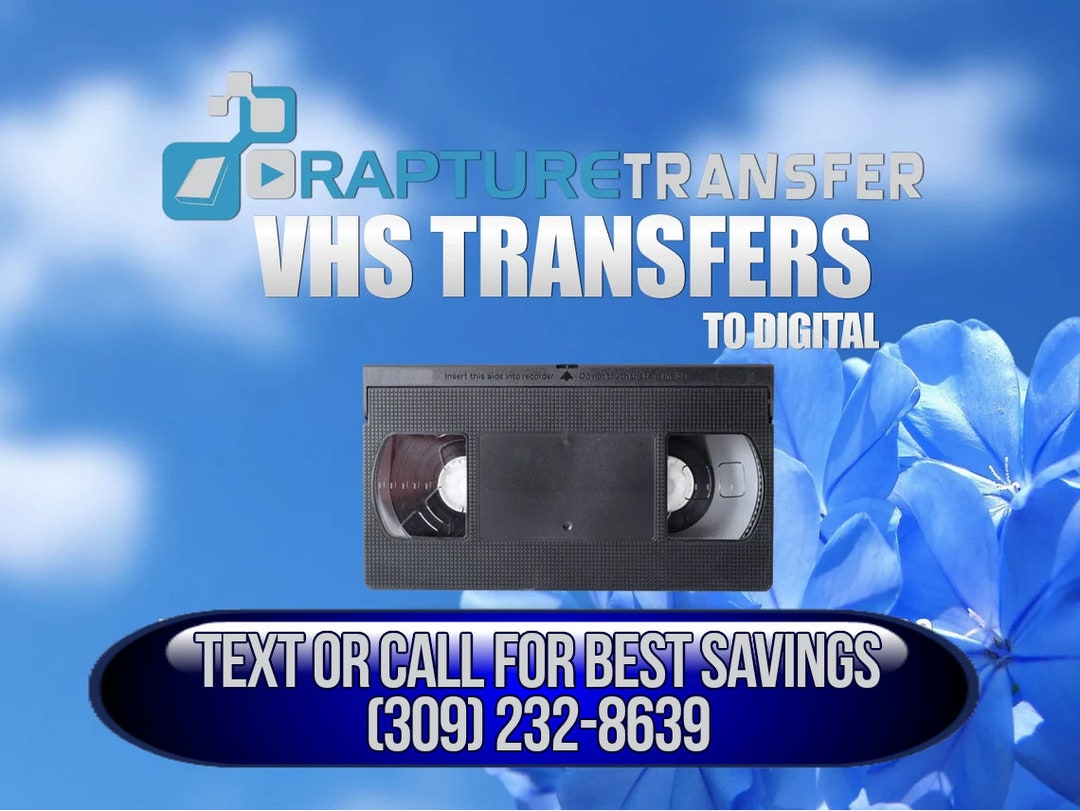 Full Size VHS Tapes to DIGITAL FILES (click Item Details and Read ...
