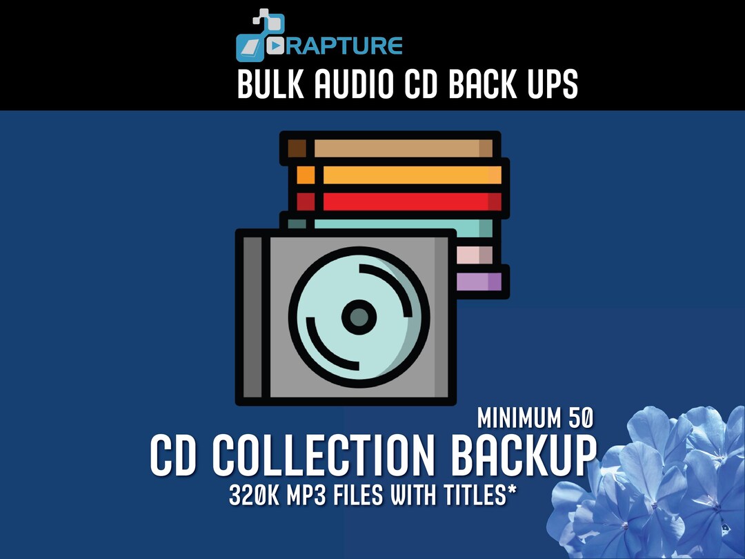 Bulk CD Collection Backup - Etsy