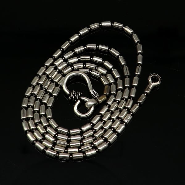 Thai Silver Baht Chain - Etsy