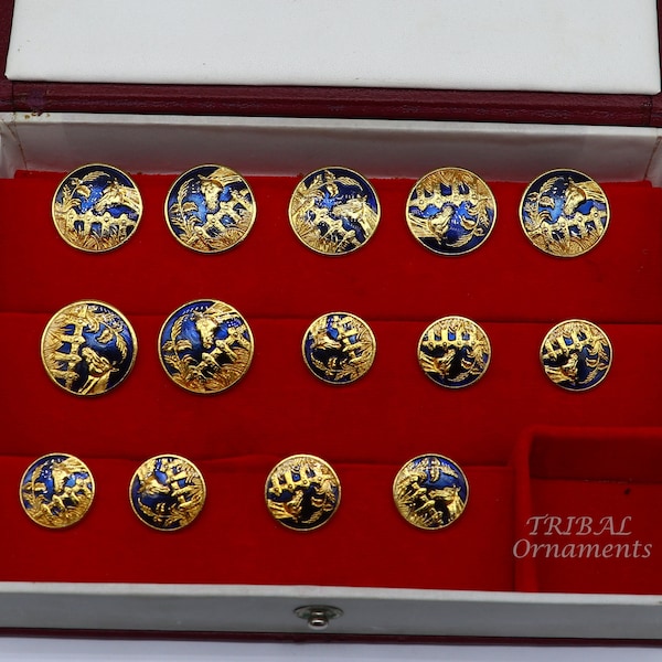 Silver Buttons - Etsy