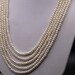 Natural Real Pearl Five Line Layer String Necklace Set Gorgeous Wedding ...