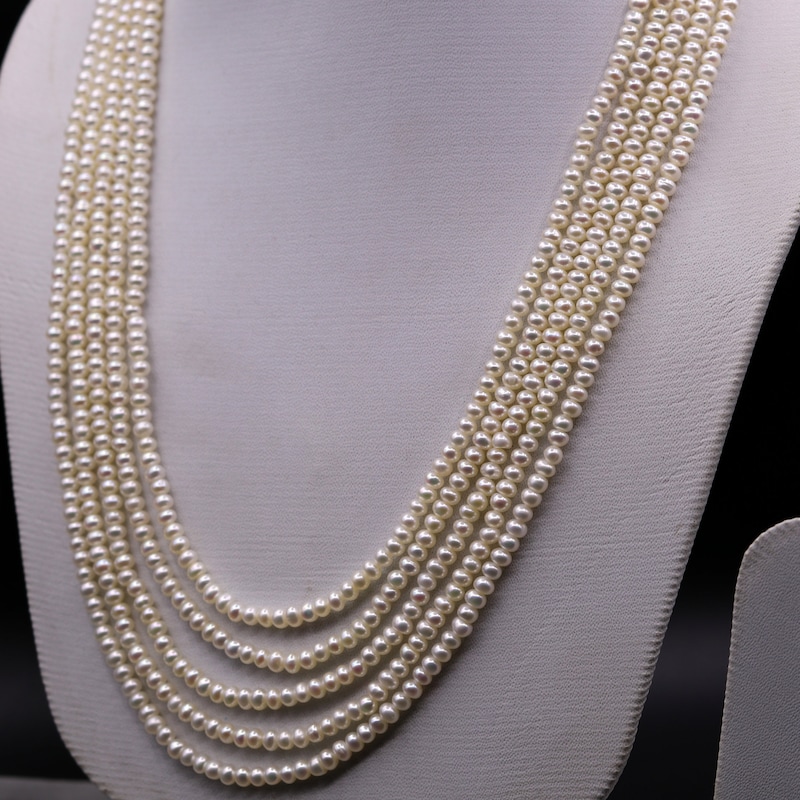 Pearl Layered Necklace - Etsy