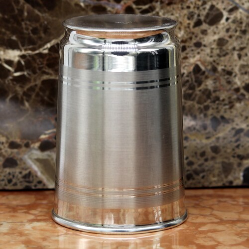 999 Pure Fine Silver Handmade Water Milk Glass Tumbler All - Etsy