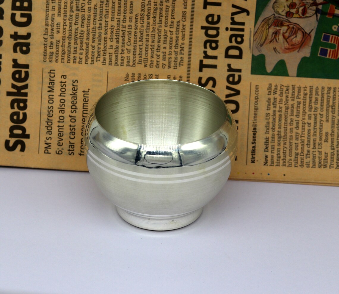 999 Pure Sterling Silver Handmade Solid Silver Utensils Bowl - Etsy