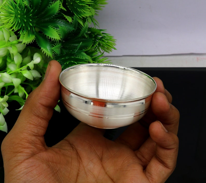 999 Fine Silver Bowl/tray Set Silver Vessel Silver Baby - Etsy