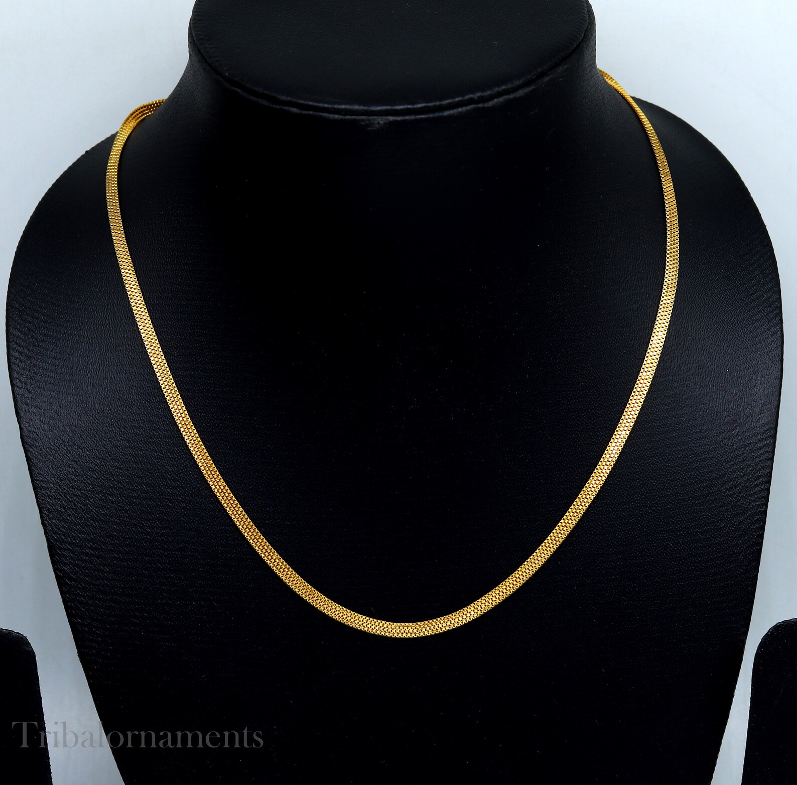 Handmade 22kt Yellow Gold Multi Box Chain Custom Work Highway Chain ...
