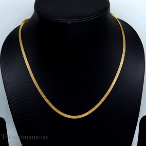 Handmade 22kt Yellow Gold Multi Box Chain Custom Work Highway Chain ...