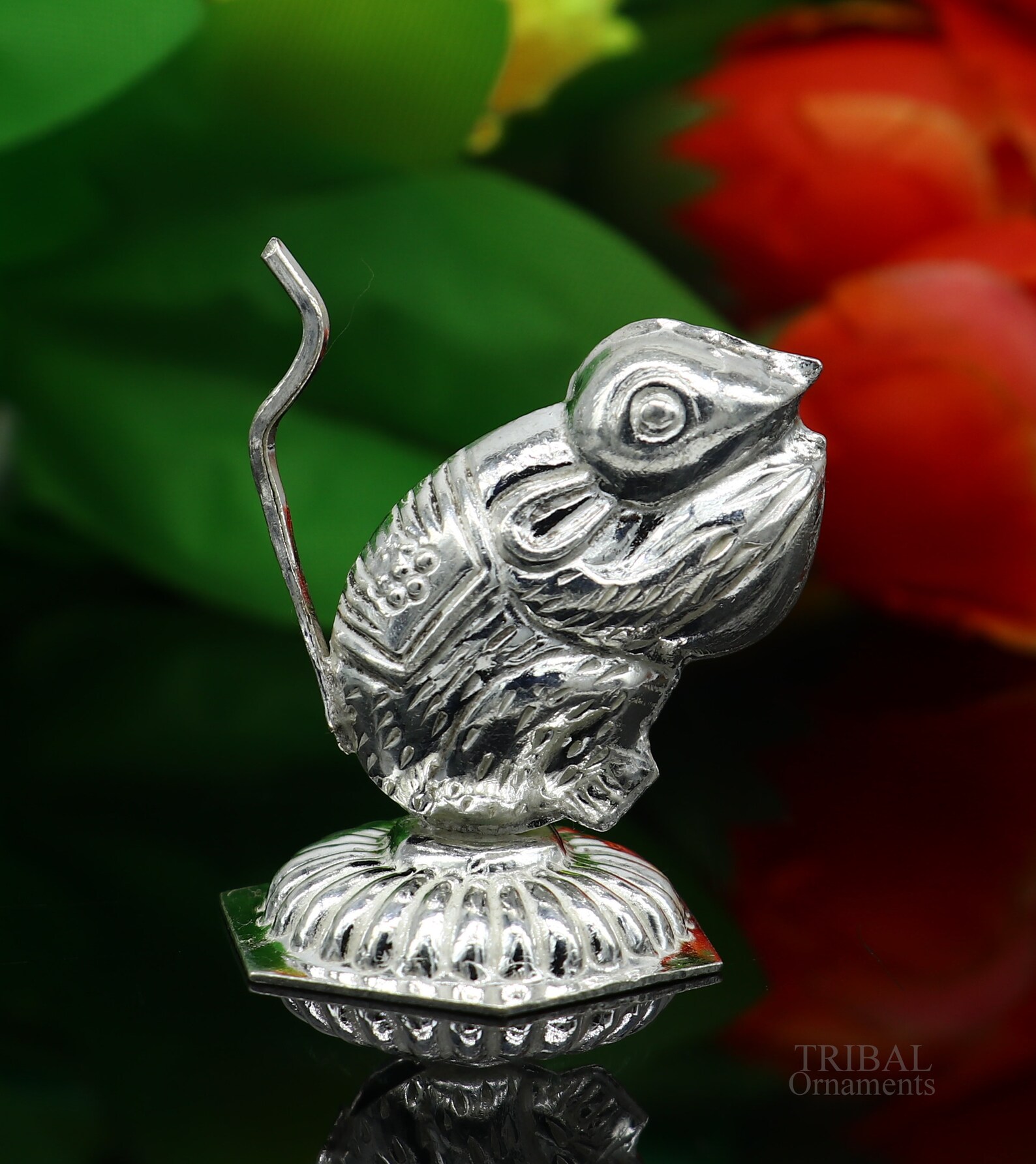 Lord Ganesha Vahan Mushak Maharaj Sterling Silver Handmade - Etsy