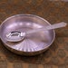 999 Sterling Silver Handmade Silver Plate Tray and Spoon Set, Silver ...