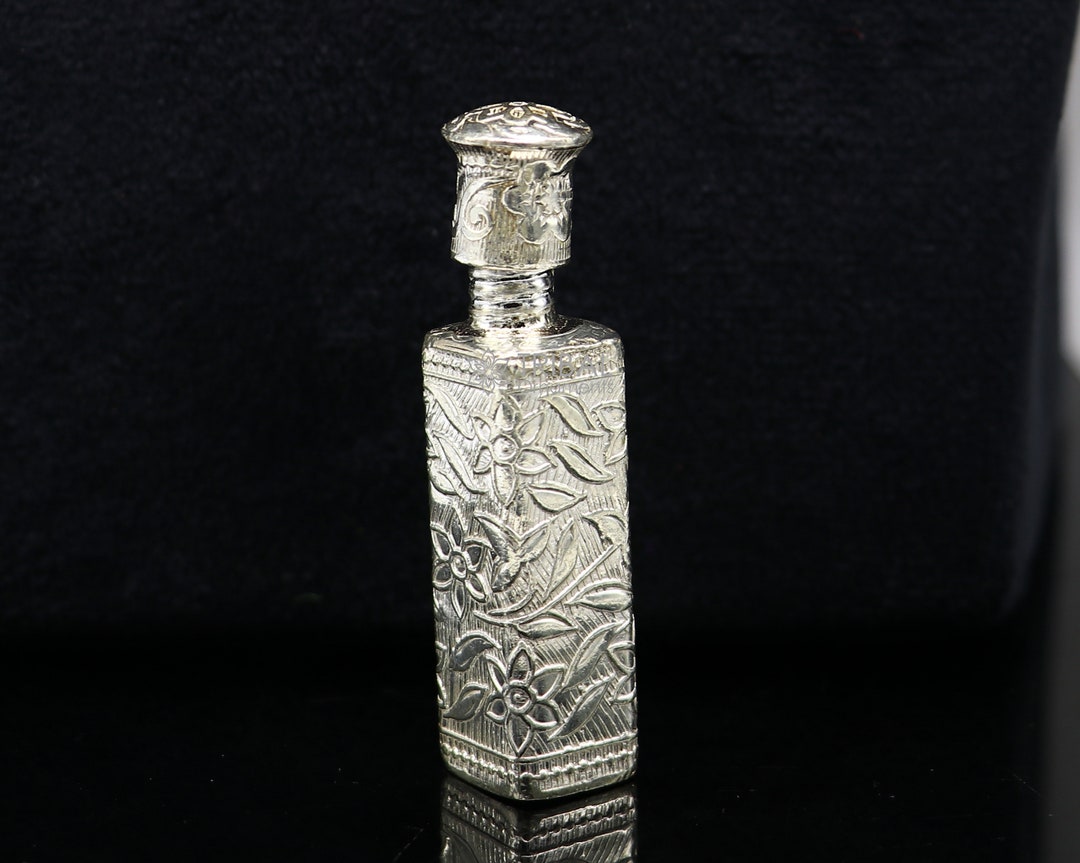 Vintage Floral Design Royal Bridal Queen 925 Sterling Silver Trinket ...
