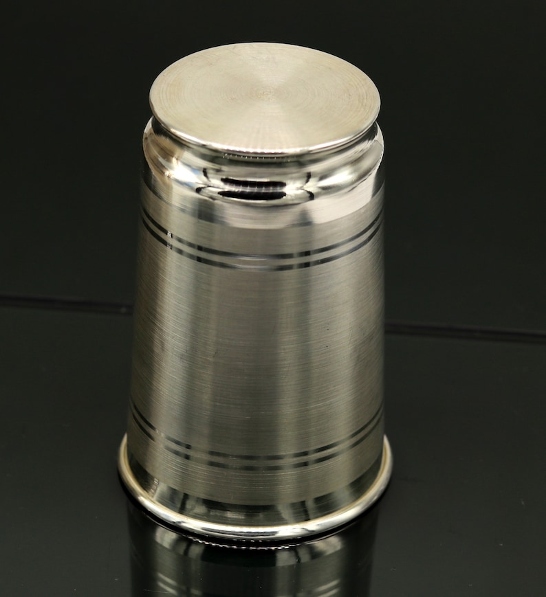 Pure 999 Fine Silver Handmade Vessels Water/milk Glass - Etsy