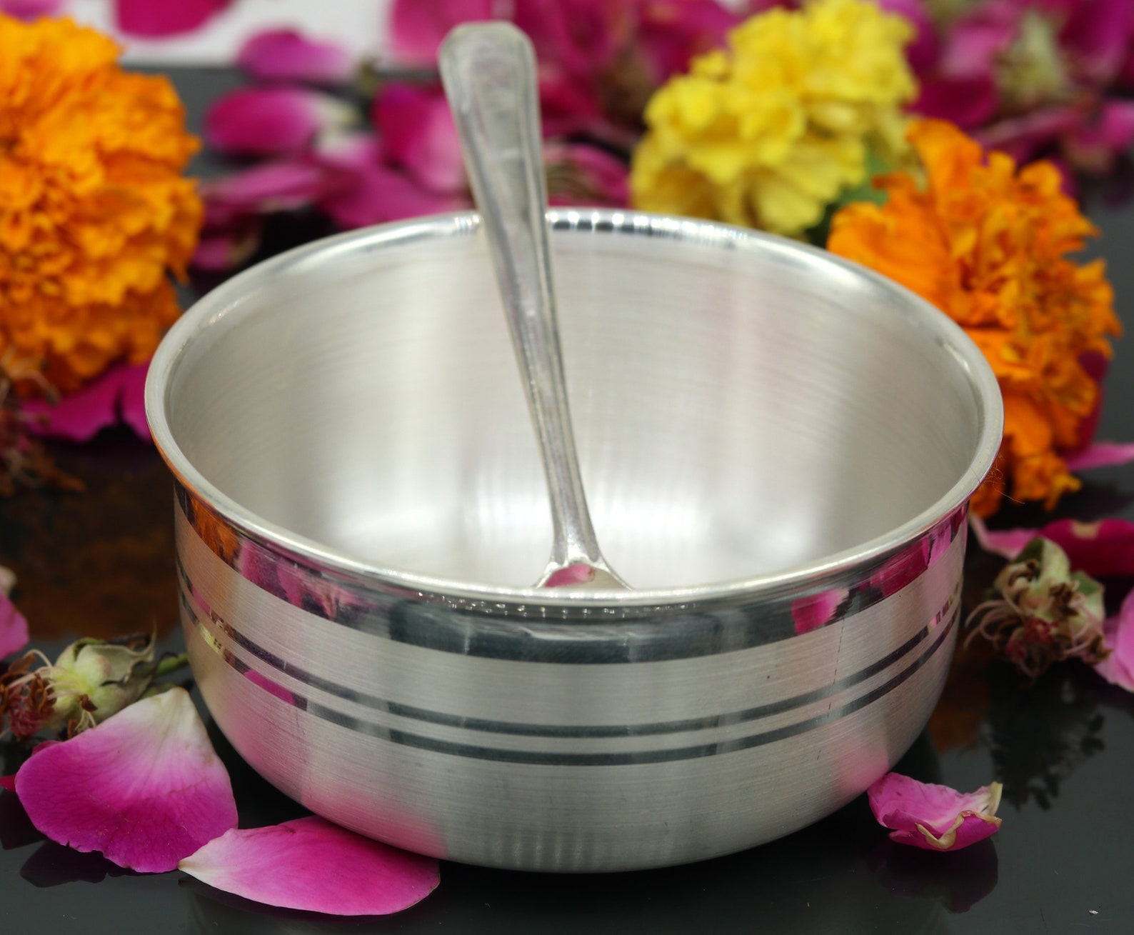 99.9 Pure Sterling Silver Handmade Solid Silver Bowl Kitchen - Etsy