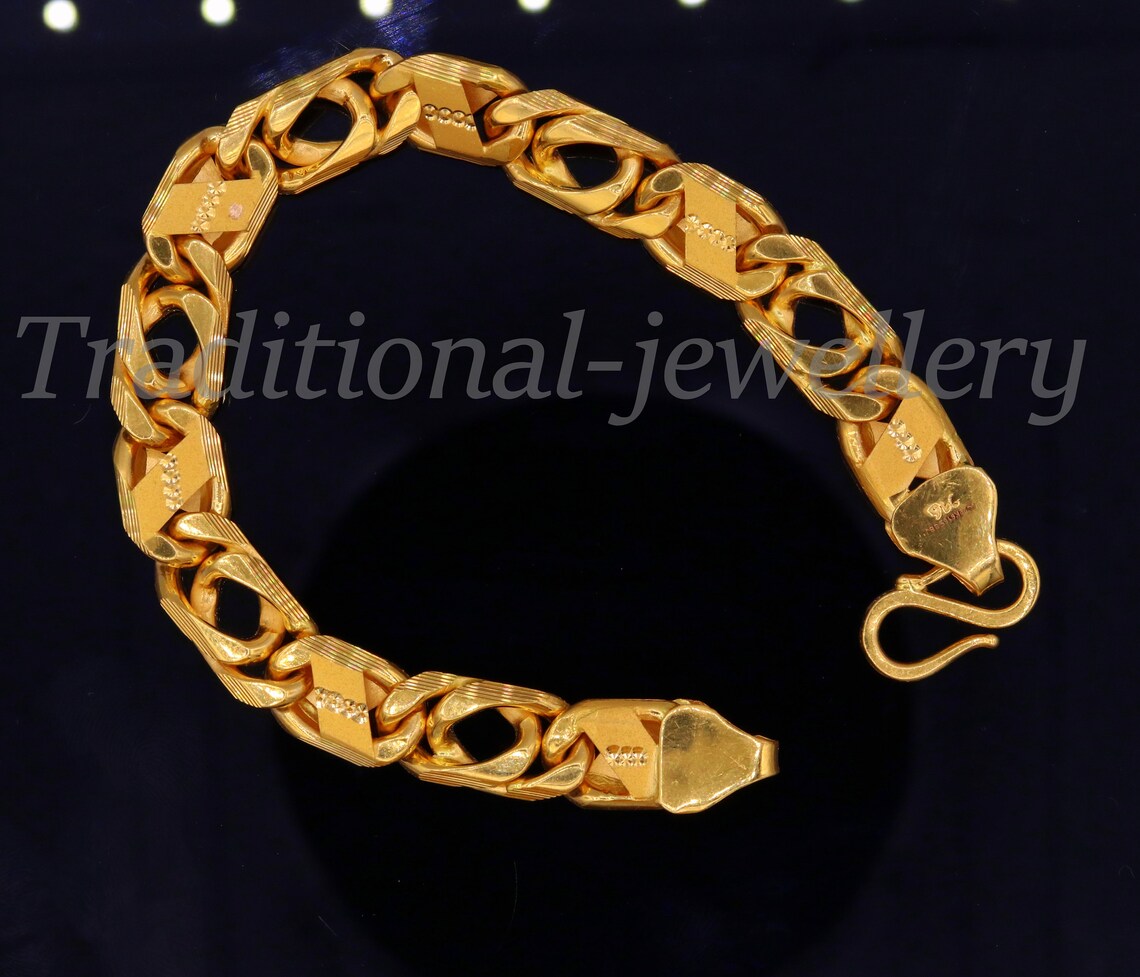 Traditional Navabi Chain Style 22kt Yellow Gold Handmade - Etsy