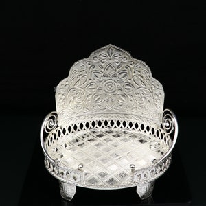 925 Pure Sterling Silver Singhasan, Divine Silver Throne, God Statue's ...