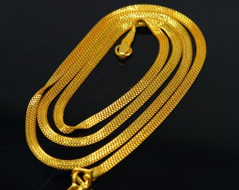 22k Yellow Gold Handmade Fabulous Rope Chain Necklace - Etsy