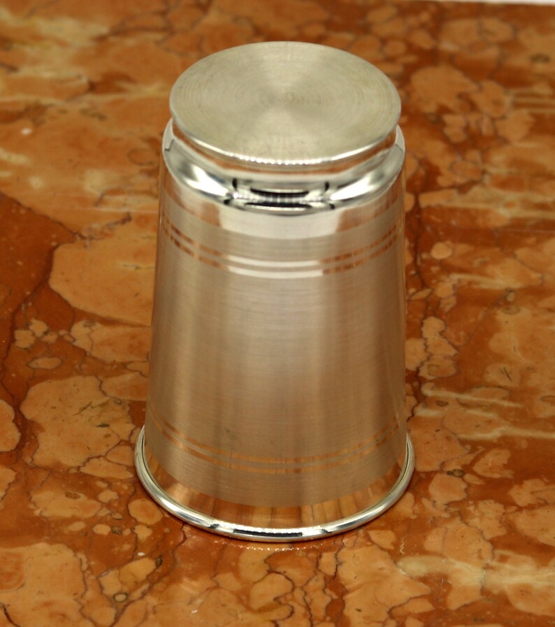 Pure 999 Fine Silver Handmade Vessels Water/milk Glass - Etsy