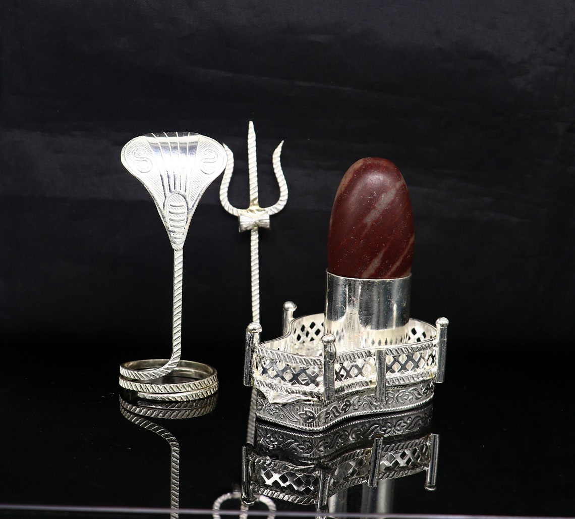 925 Solid Sterling Silver Lord Shiva Mahakal Lingam - Etsy