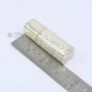 925 Sterling Silver Lipstick Case or Holder Amazing Handmade Floral ...